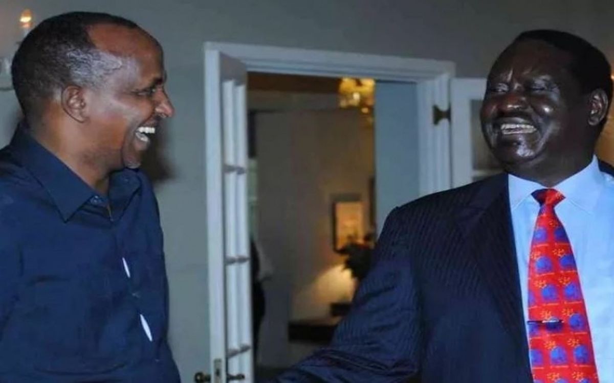 Role Raila played in Duale's political life